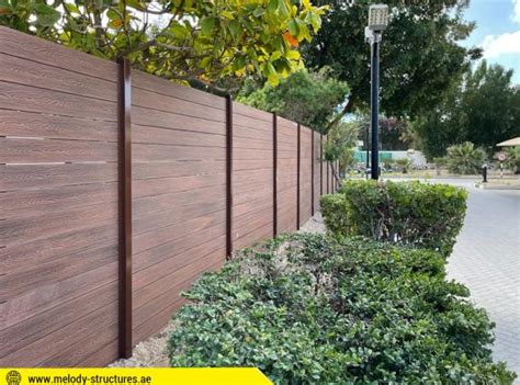 Wooden Fence WPC Fence Garden Fence Suppliers In Dubai Abu Dhabi