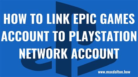 How To Link Epic Games Account To PlayStation Network Account YouTube