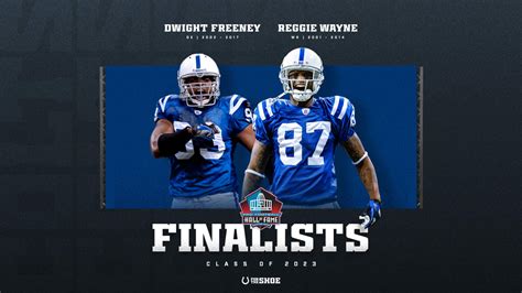 Colts Greats Dwight Freeney Reggie Wayne Announced As Finalists For