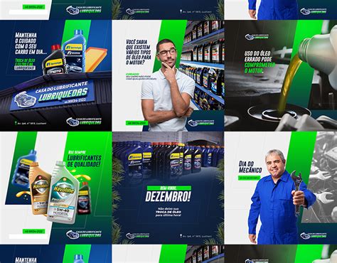 Social Media Lubrificantes Behance