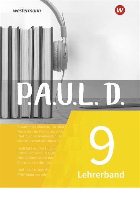 P A U L D Persönliches Arbeits und Lesebuch Deutsch Für