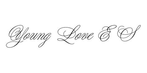Free Cool Cursive Tattoo Fonts Hative