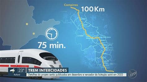 Trem Intercidades entre Campinas e São Paulo prevê publicação de edital