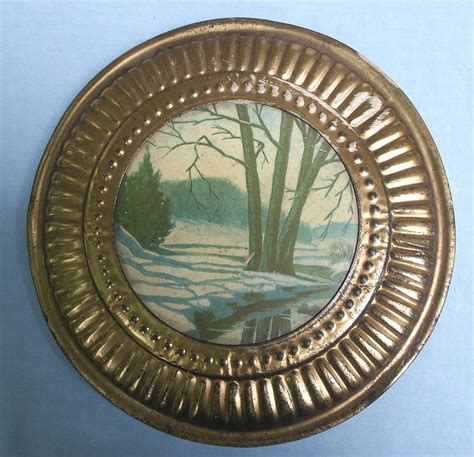 Vintage Chimney Flue Cover Copper Colored Surround