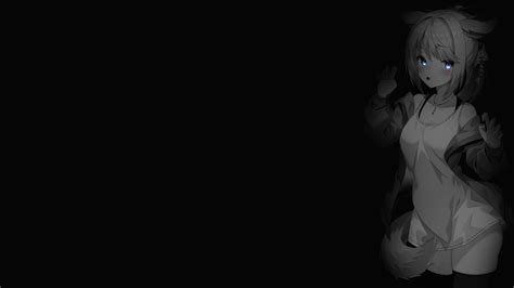 Wallpaper Selective Coloring Simple Background Dark Background