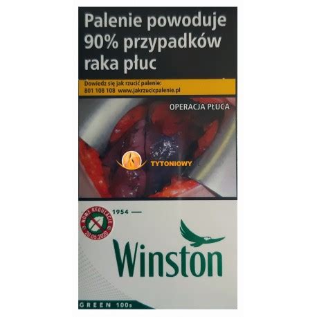 Papierosy Winston Green Papierosy I Artyku Y Tytoniowe
