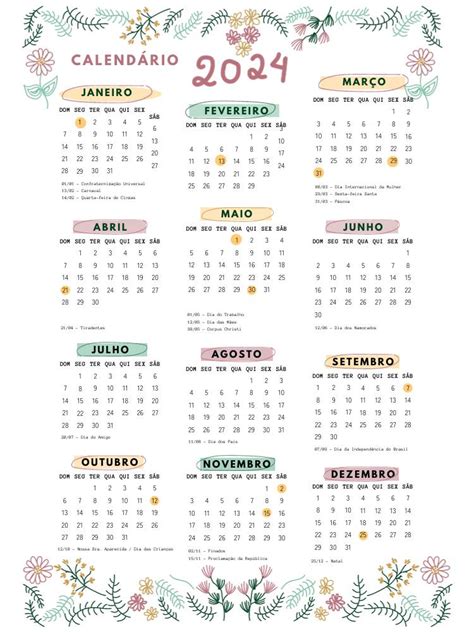 Datas Comemorativas De Abril 2024 Image To U