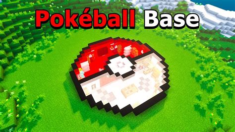 How to Build a Pokéball Base in Minecraft YouTube