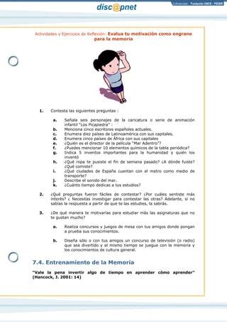 Ficha Taller Memoria PDF