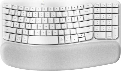 Logitech Ergo Series Wave Keys Wireless Ergonomic Keyboard Off White