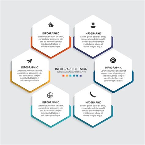 Premium Vector Business Visualization Infographic Design Template