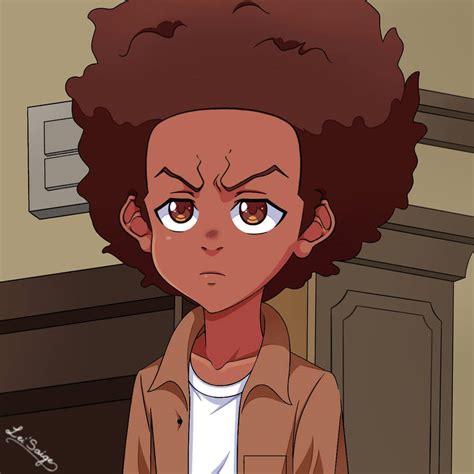 Video The Boondocks Huey Freeman By Leisaigearts On Deviantart