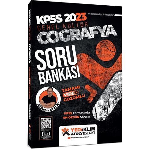 Yediiklim Yayınları 2023 Kpss Atölye Serisi Coğrafya Tamamı Kitabı