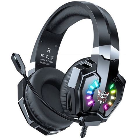 Słuchawki gamingowe Onikuma X32 RGB czarne ERLI pl