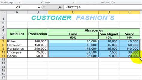 REFERENCIAS MIXTAS EN EXCEL YouTube