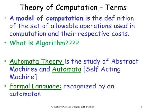 theory of computation