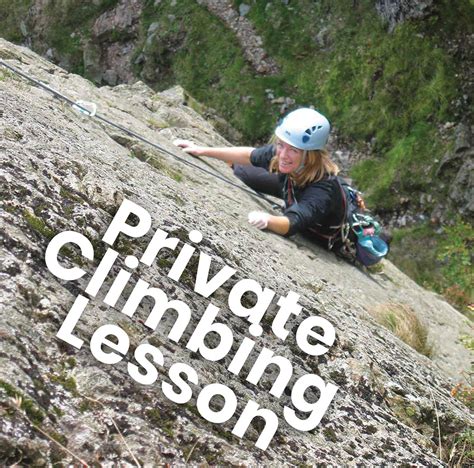 Private Rock Climbing Lesson Ambleside Adventure