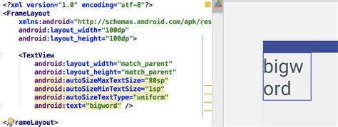 Android Autosizing Textviews Split Up Words Before Decreasing Font Size
