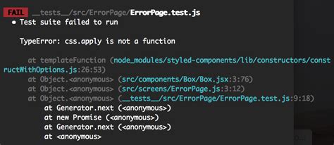 TypeErrors For Css Parse And Css Apply Issue With Enzyme Issue
