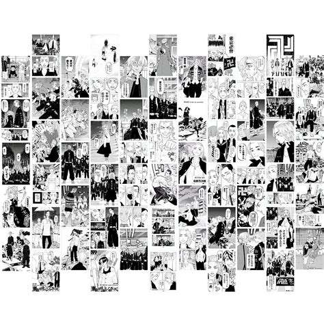 Generic 30 50 60 PCS Aesthetic Print Anime Tokyo Revengers Manga Panel
