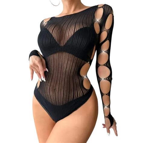 Lencer A Malla Er Tica Sexy Brillante Body Egia Luegopago