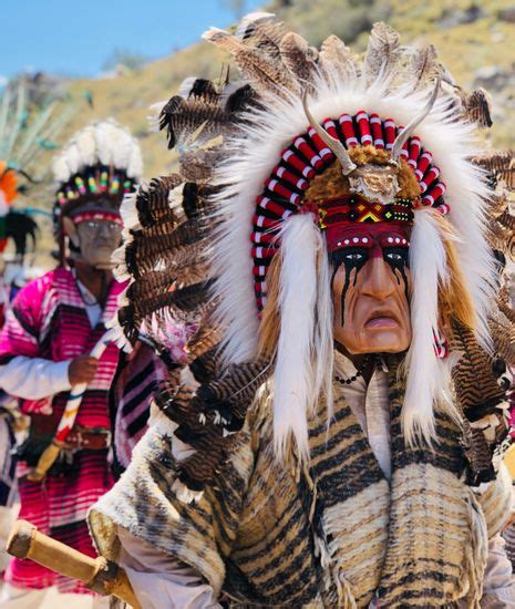 Members Yaqui Indigenous People Perform Rituals Editorial Stock Photo