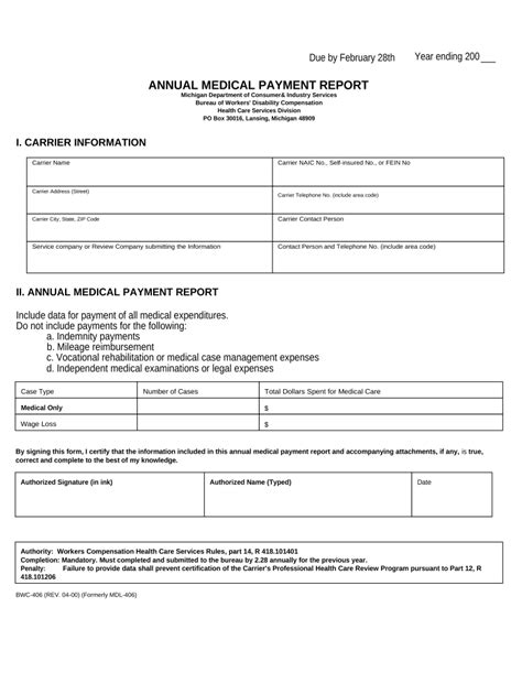 Michigan Annual Report Doc Template PdfFiller