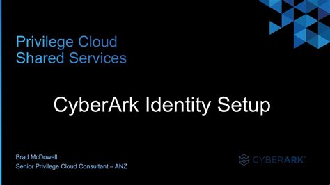 Cyberark Privilege Cloud Identity Setup Youtube