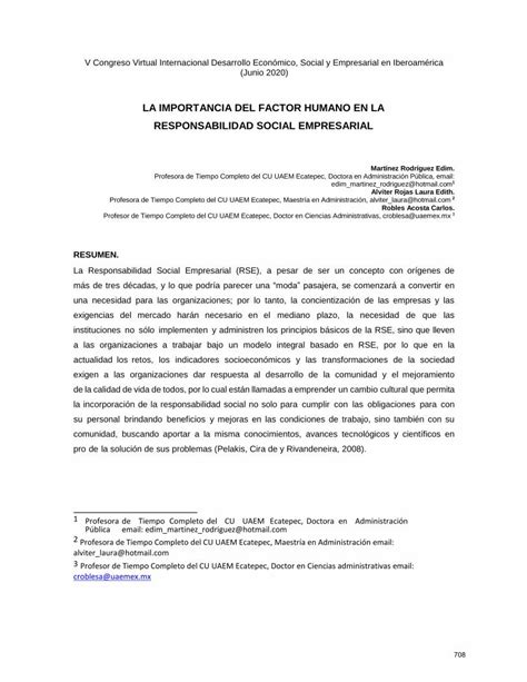 PDF LA IMPORTANCIA DEL FACTOR HUMANO EN LA prácticas