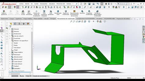 Chapa Metálica con Solidworks YouTube