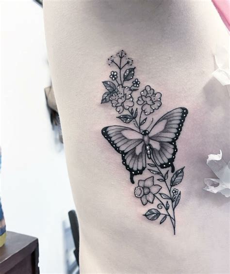 11 Butterfly Tattoo With Flowers Ideas That Will Blow Your Mind