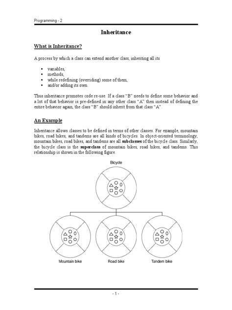 what is inheritance pdf inheritance object oriented programming class computer