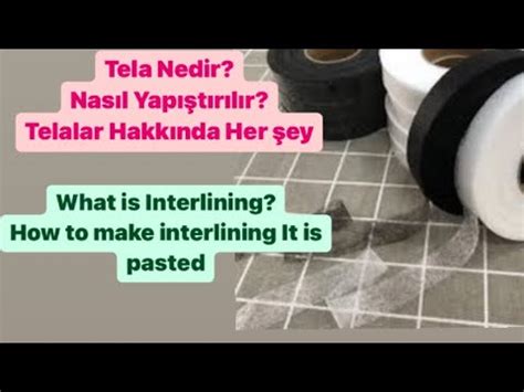 TELA NEDİR TELALAR HAKKINDA HER ŞEY TELA NASIL YAPIŞTIRILIR TELA