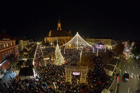 Sunt așteptați un milion de vizitatori la târgul de Crăciun din Cluj