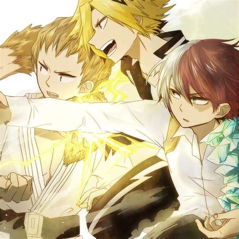 Boku No Hero Academia Mashirao Ojiro Kaminari Denki Todoroki