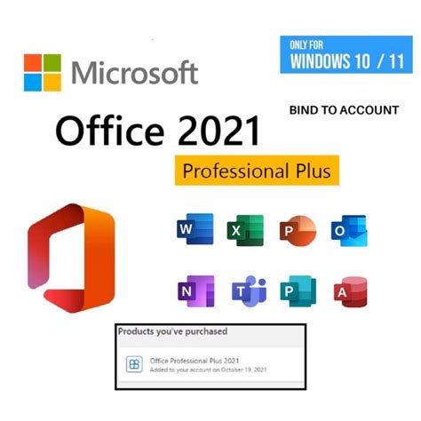 Office 2021 Professional Plus Lifetime License Key Retail