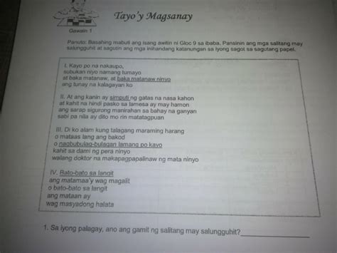 Pa Help Naman Po Dito Plsss Sa Filipino Po Iyan Sana May Sumagot