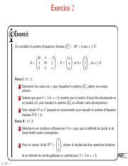Correction Exercice Pdf Exercice Enonc E On Consid Ere Le