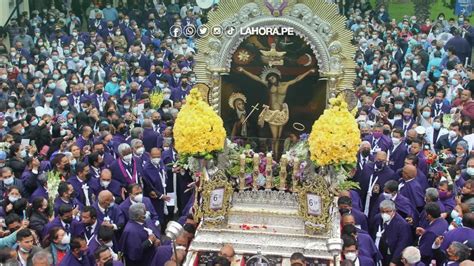 Cuándo es el primer recorrido del Señor de los Milagros y cuántos