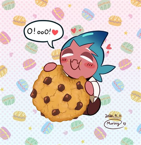 Sorbet Shark Cookie Wallpapers Wallpaper Cave