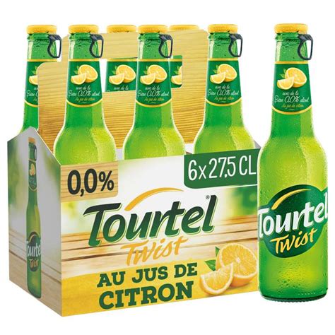 Pack de bière sans alcool aromatisée citron Tourtel Twist 6 x 27 5 cl