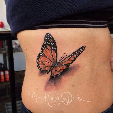 Realistic Butterfly Tattoo Monarch Butterfly Tattoo Butterfly Tattoos