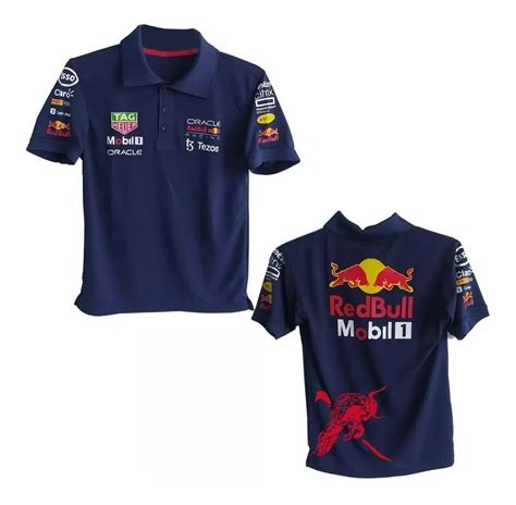 Camisa Polo Escuderia Redbull Racing Checo Perez F Mebuscar M Xico