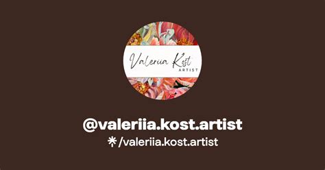 Valeriia Kost Artist Instagram Facebook Linktree