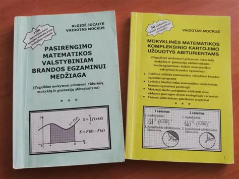 Mokyklines Matematikos Kompleksinio Kartojimo Uzduotys Abiturientams