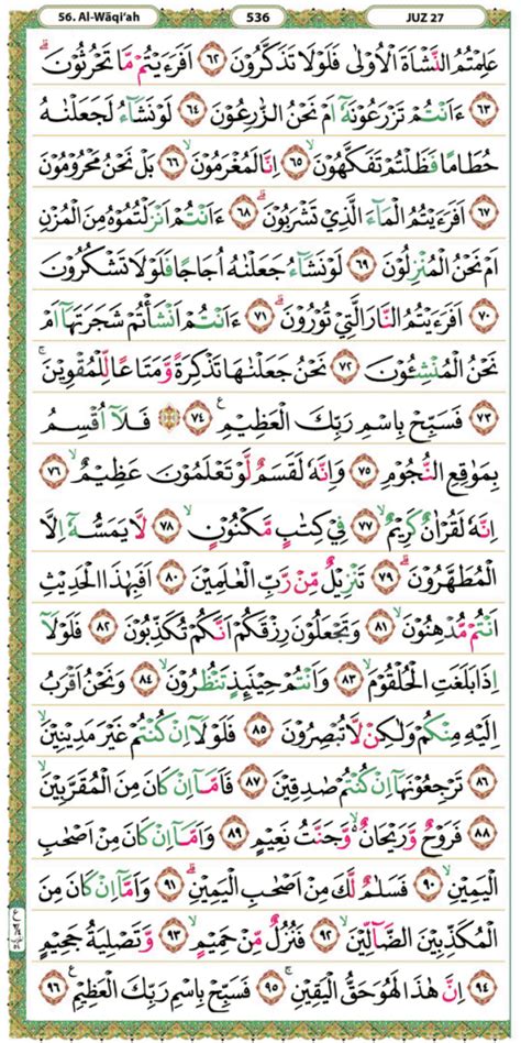 Reciting Surah Al Waqiah Times Or Times Kalam Muslim
