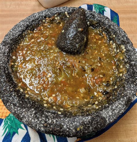 My First Molcajete Salsa R Salsasnobs