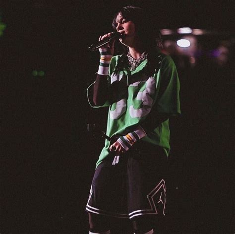 Billie Eilish Performing At Lollapalooza In S O Paulo Brazil On March