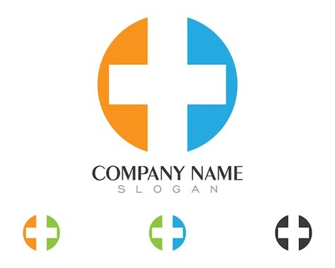 Logotipo médico de salud Vector Premium