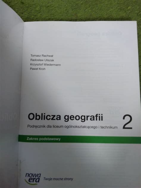 Oblicza geografii 2 zakres podstawowy Sopot Górny Sopot OLX pl